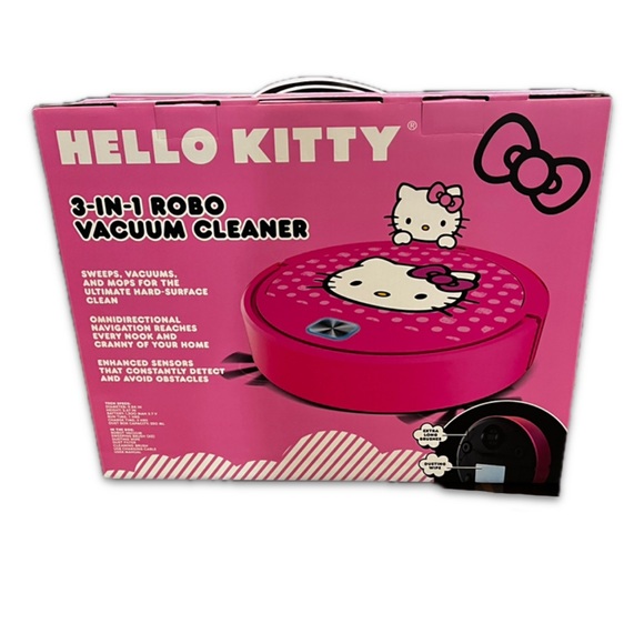 Sanrio | Other | Nib Sanrio Hello Kitty Pink 3in Robo Vacuum Cleaner ...